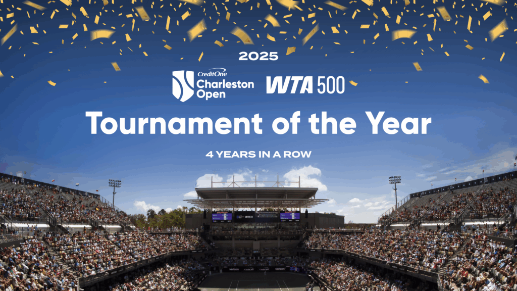 Credit One Charleston Open Wins 2025 WTA 500 Tournament of the Year ...